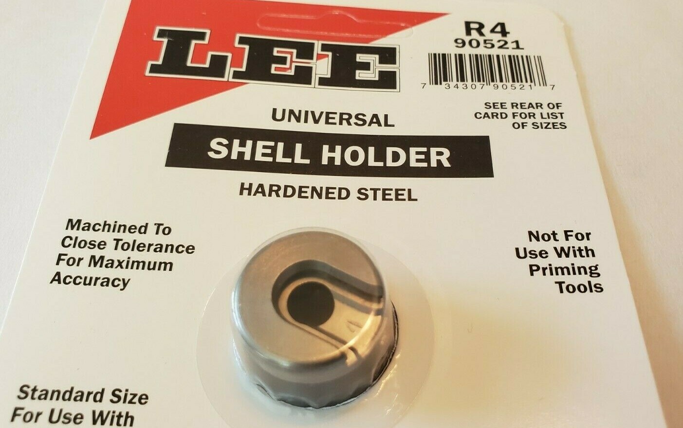 LEE 90521 R4 UNIVERSAL SHELL HOLDER FOR 223 REMINGTON 17 REM 204 RUGER ...