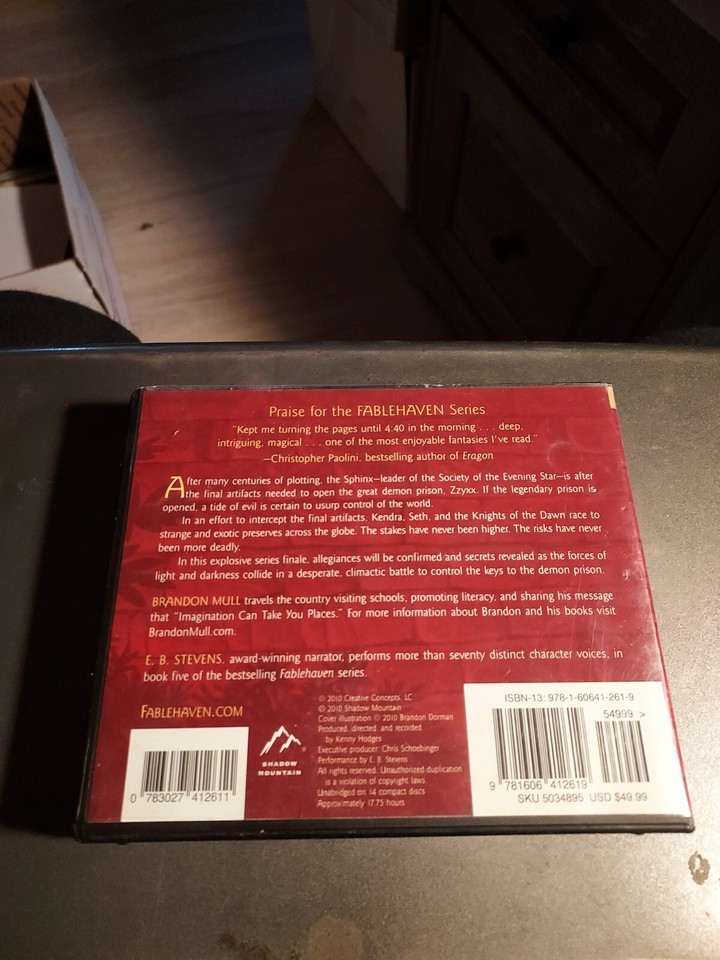 Fablehaven Ser.: Keys to the Demon Prison by Brandon Mull (2010 ...