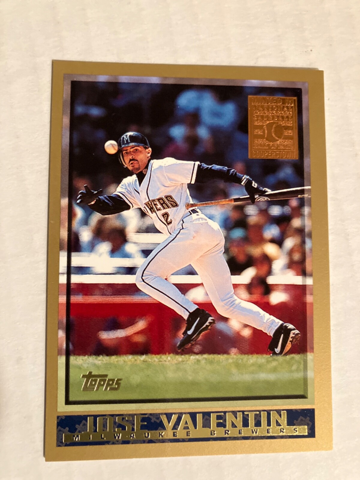 Milwaukee brewers jose Valentin 1998 topps bronze insert baseball card CScan | eBay