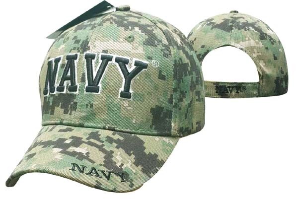 U.S. Navy Veteran 3D Letters MARPAT Camo ACU Embroidered Cap Hat ...