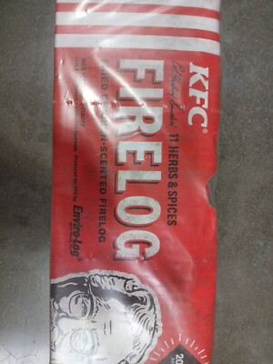 KFC Firelog Fried Chicken Scented 11 Herbs & Spices 2021 Edition New ...