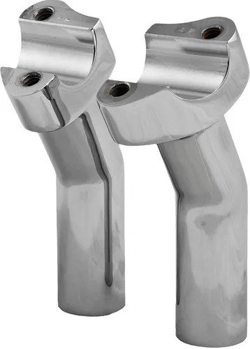 HD Chrome Forged Pullback 1 Handlebar Risers 4.5 Rise Dyna Fat Bob 08-17 | eBay