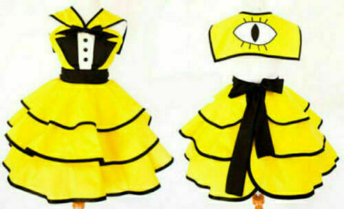 Gravity Falls Female Bill Cipher Dress Cosplay Costume . } | eBay