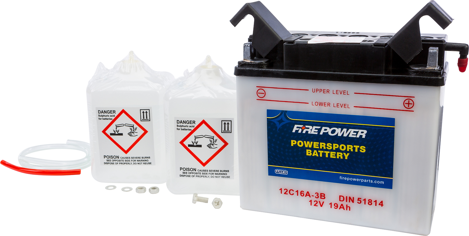 FIRE POWER 1999-2005 R1100S BMW BATTERY W/ACID 12C16A-3B 12V 12C16A-3B ...