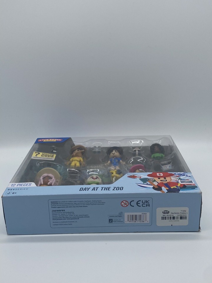 Livetopia Roleplay DAY AT THE ZOO 12pc Figure Set w/ Code 2023 Roblox ...