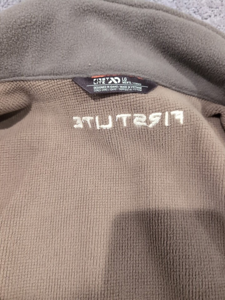 First Lite Challis Fleece Jacket Large Conifer Excellent! Free Shipping ...