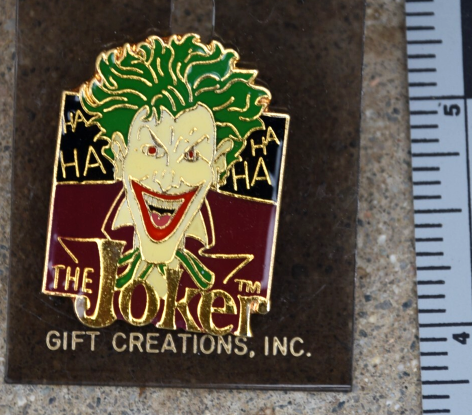 Joker Metal Enamel Pin from 1989 DC Comics Batman Original Gift ...