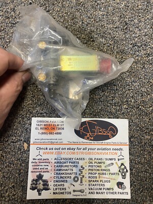 LYCOMING 72616 FUEL INJECTOR AUTO RICH SOLENOID ASSEMBLY GSO-480, IGSO ...