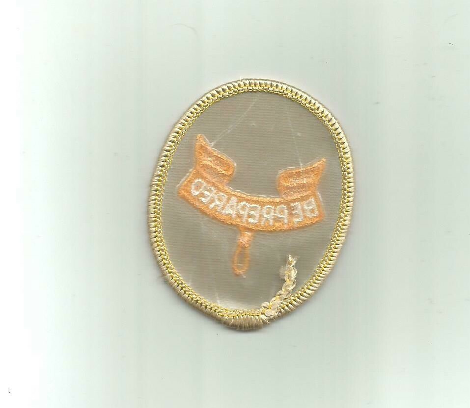 BOY SCOUTS OF AMERICA MOTTO BE PREPARED PATCH NEW | eBay