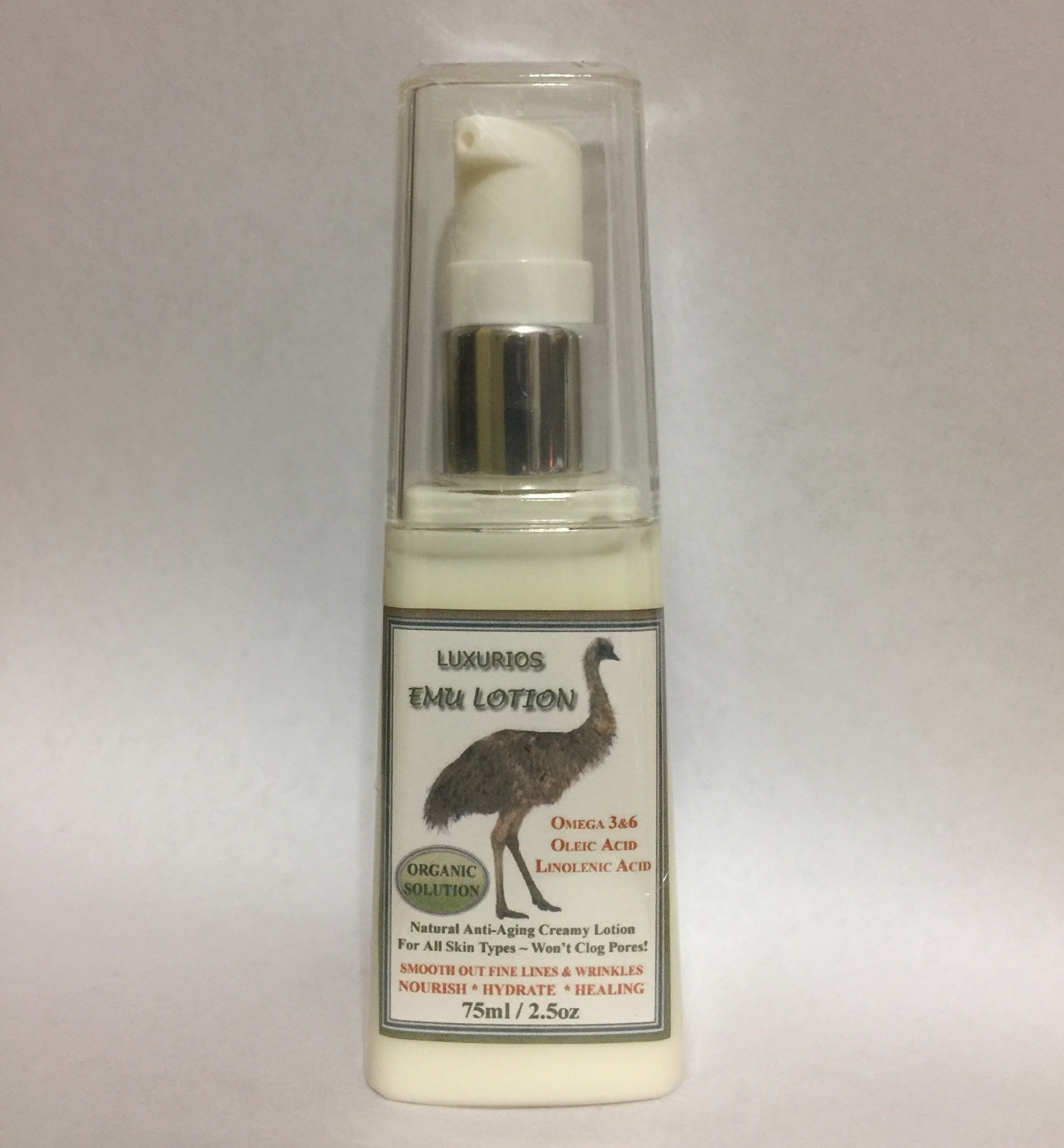ORGANIC EMU OIL ANTI-AGING SERUM LOTION NATURAL CREAM MOISTURIZER DAY ...