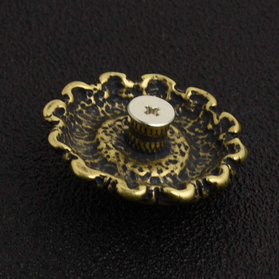 Skull Concho Crossbones Rose Floral Crown Roman Numeral Punk Brass ...