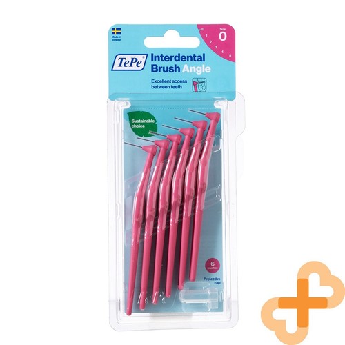 TEPE ANGLE Interdental Brushes with Handle 0.4 mm Pink 6 pcs | eBay