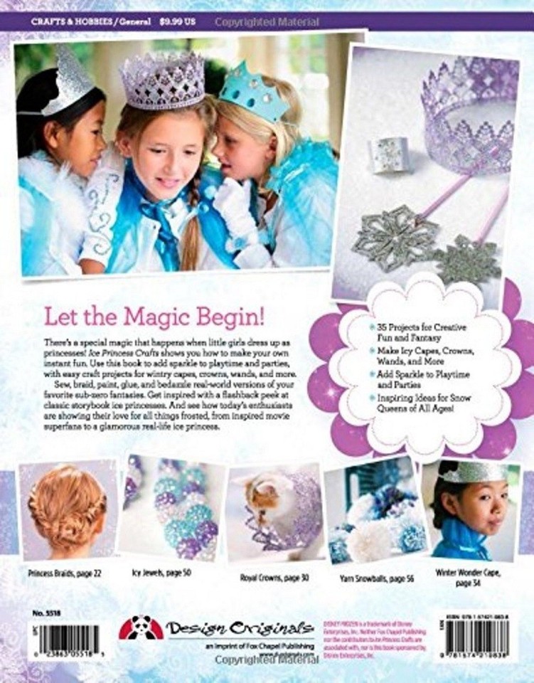 Craft Pattern Book ICE PRINCESS Wands, Crown, TuTu, Jewelry, Hair ...