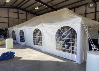 ', Commercial Heavy Duty 40'x20' PE Frame Tent Party Wedding Canopy -m ...