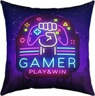 Gamer Cushion Covers Video Game Cushions Cases Sofa Bed Gaming ...
