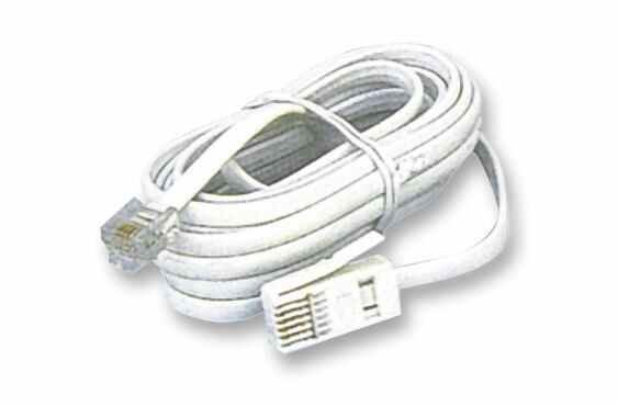PRO SIGNAL - White RJ11 to BT Plug (BT431A) Crossover Telephone Cable ...