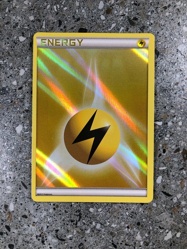 Pokemon TCG Cards Lightning Energy 2013 Sheen Holo Promo MINT ...