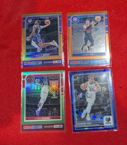 NBA HOOPS Premium Numbered Parallel 4 Card Lot | eBay