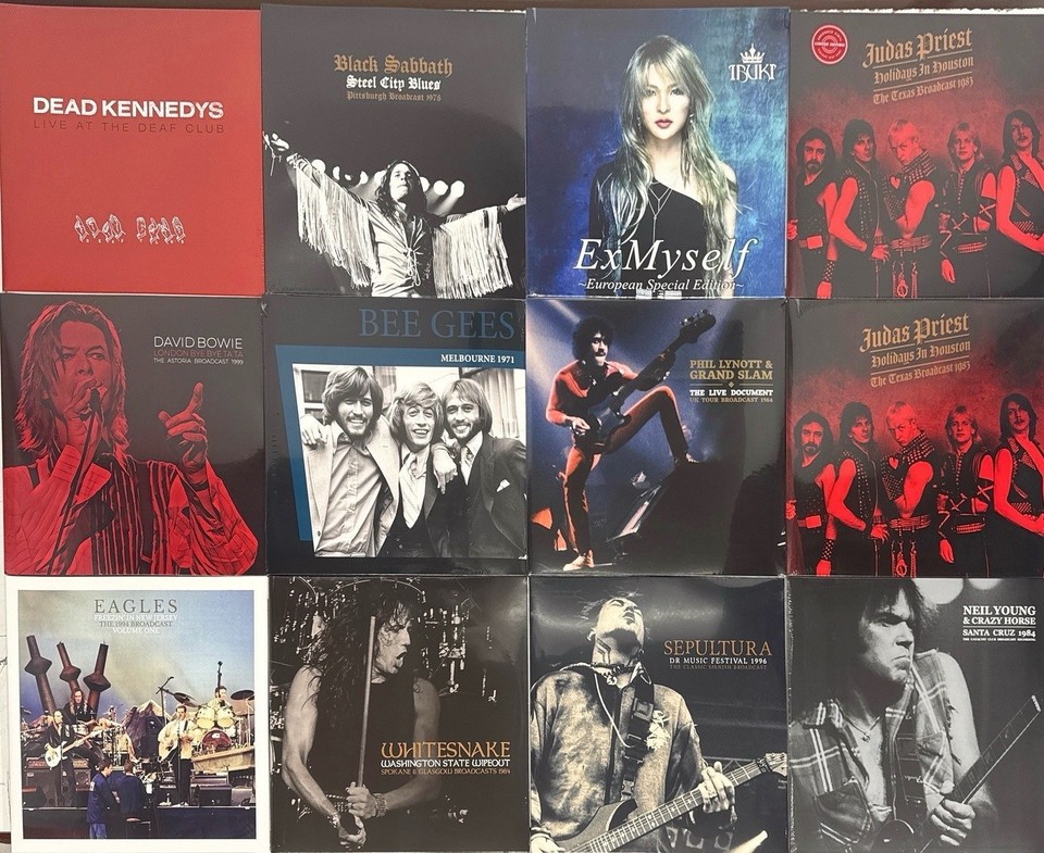 MIXED VINYL JOB LOT X 50 UNITS NEW SEALED WHOLESALE BULK HEAVY METAL ...