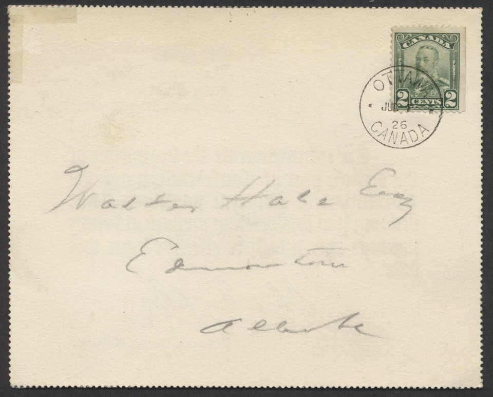 1926 Postmaster General Announcement Card Restoration of Two Cent ...