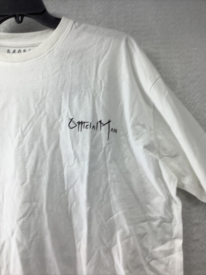 boohooMAN Original Mens Size M Tshirt Long Sleeves White Man With Tags ...
