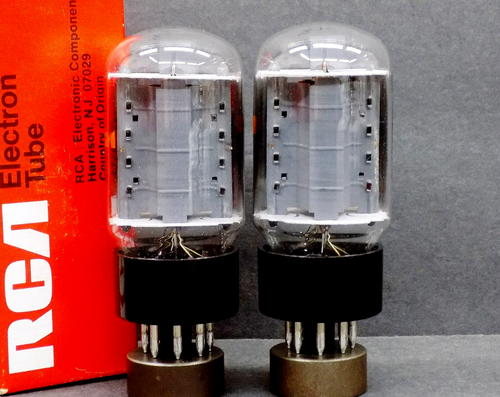 Near Perfect Matched Pair of Strong Testing 1970's RCA Branded GE 7027A ...