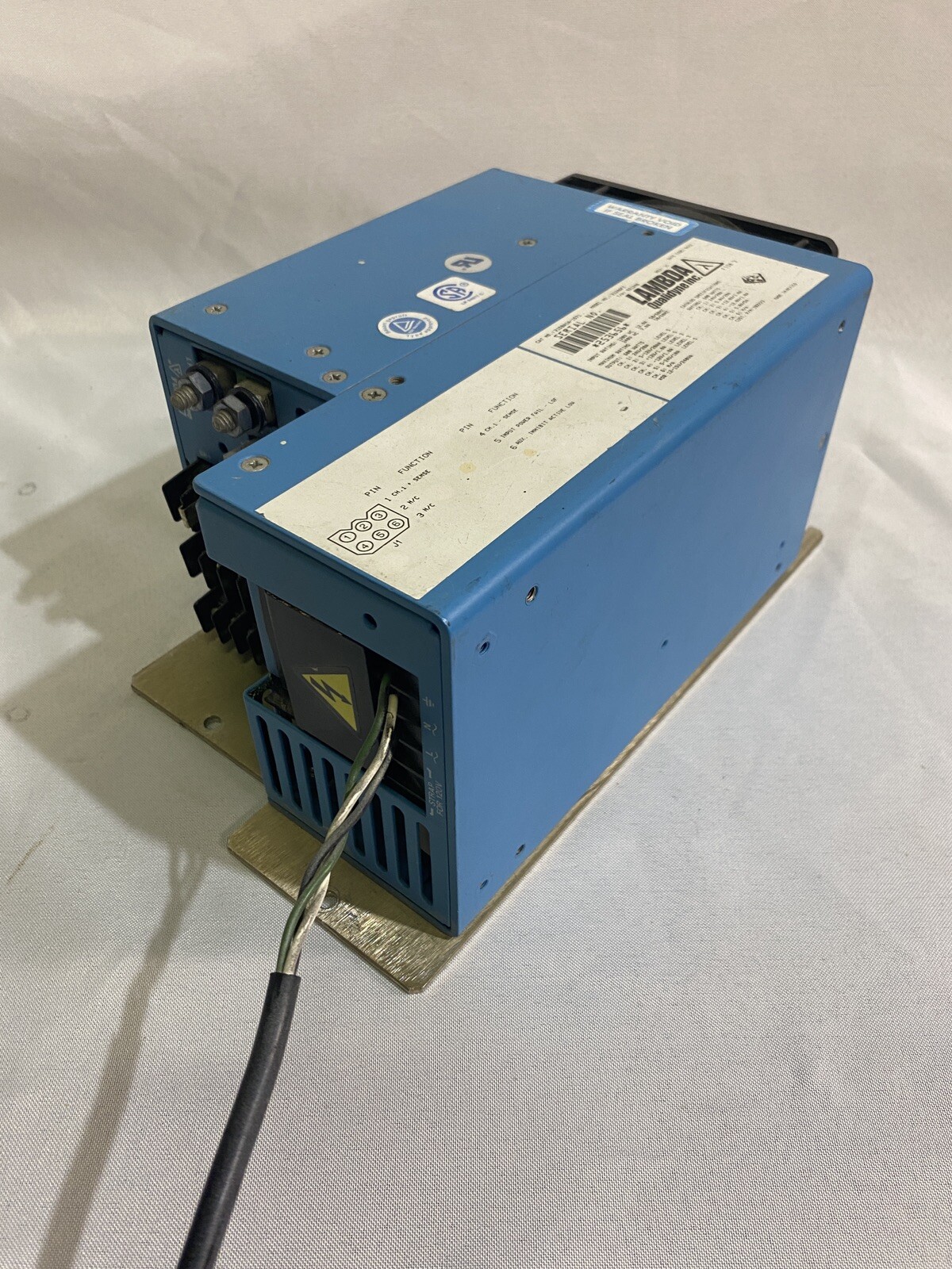 LAMBDA Qualidyne Model 21246FZ, 600W, 5CH, 5-24V/20A, +-12V POWER ...