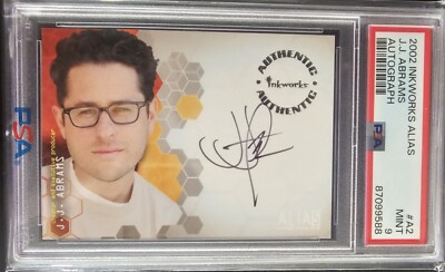 2002 Inkworks Alias Authentic Signature #A2 J. J. Abrams AUTO PSA 9 | eBay