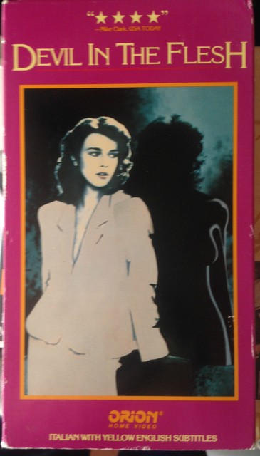Devil in The Flesh VHS Maruschka Detmers Federico Pitzalis Anita ...