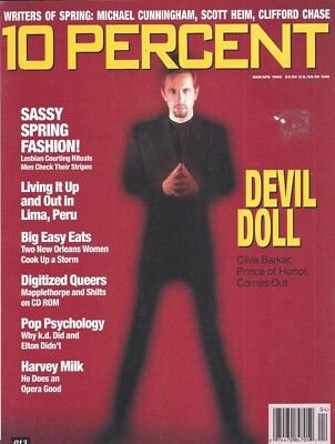 10 Percent Magazine #013 Mar/Apr 1995 Clive Barker | eBay