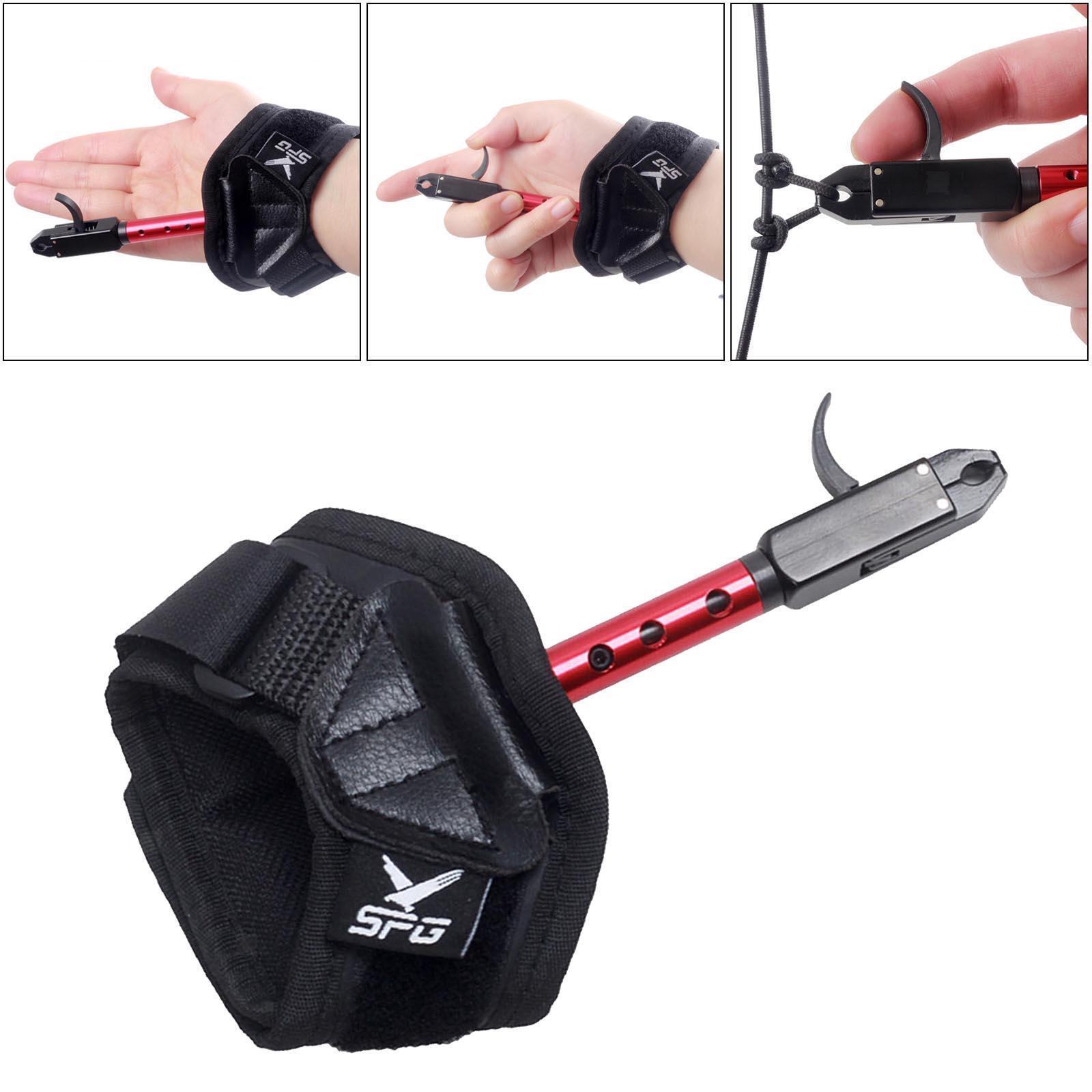 Archery Caliper Release Aid Trigger Wrist Strap Compound Bow Hunting ...