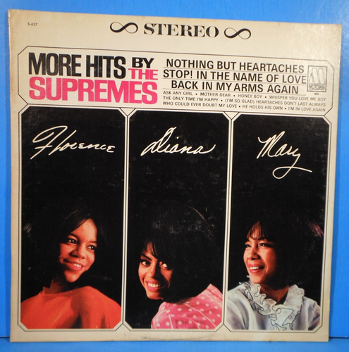 MORE HITS BY THE SUPREMES LP 1965 ORIGINAL PRESS GREAT CONDITION VG++ ...