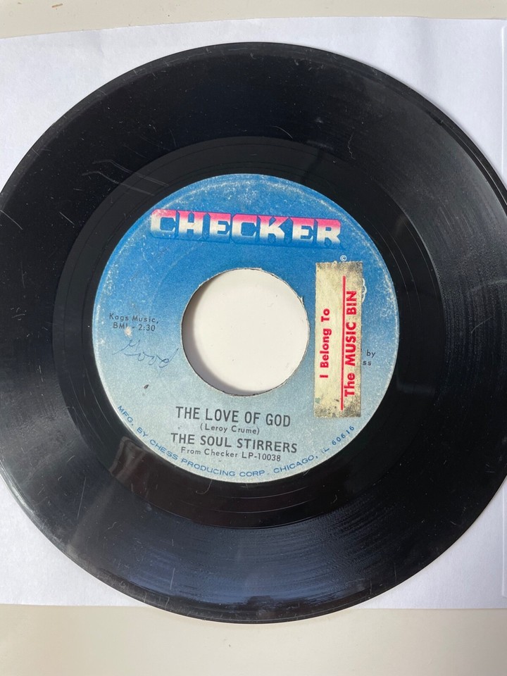 The Soul Stirrers - If I Had A Hammer / The Love Of God 45 Checker 1969 ...