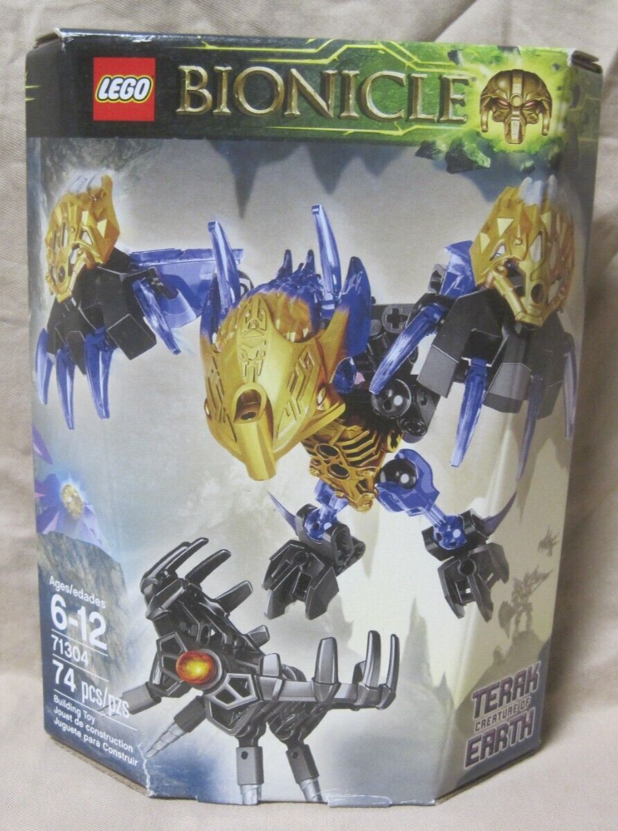 New , Sealed Lego Bionicle set 71304 Terak Creature of Earth , Retired ...