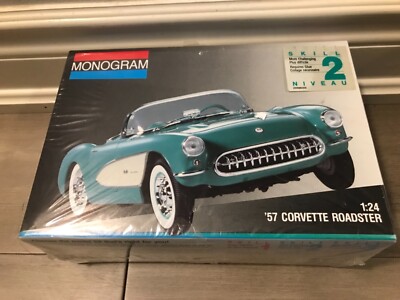 MONOGRAM '57 CORVETTE ROADSTER model Kit #2924 skill 2 | eBay