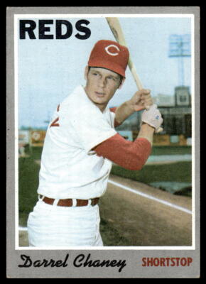 1970 Topps Darrel Chaney #3 Cincinnati Reds Baseball Card | eBay