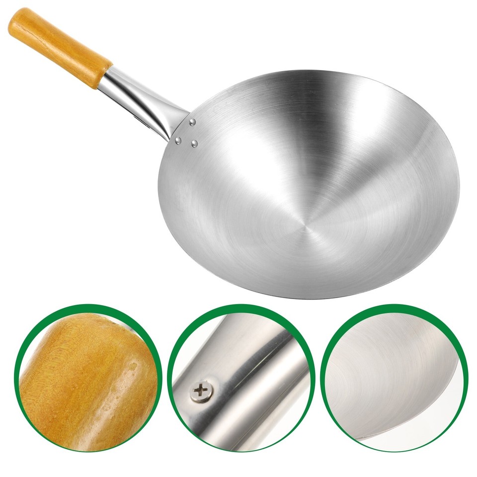 Everyday Wok Carbon Steel Wok Pan Stainless Steel Wok chinese wok ...