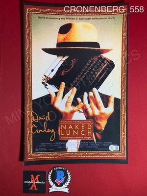 David Cronenberg autographed signed 11x17 photo Naked Lunch Beckett COA ...
