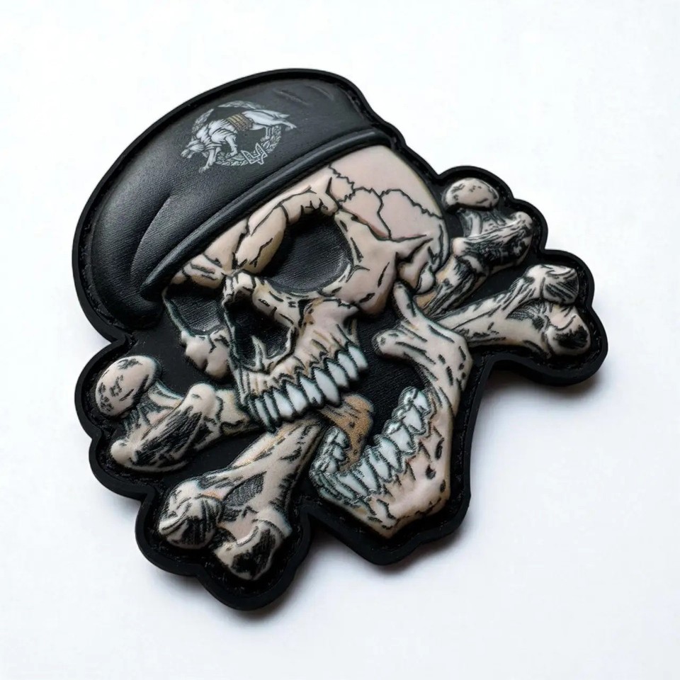SKULL SOF SSO Ukrainian Morale Patch PVC 3D Tactical special forces ...