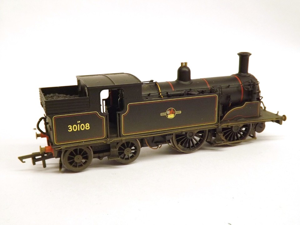 Hornby BR M7 Tank Loco 30108 Lined Black Weathered (OO Scale) Unboxed ...