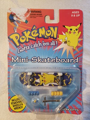 Vintage Pokemon Mini-Skateboard XConcepts Rare Pikachu 1999 Sealed | eBay