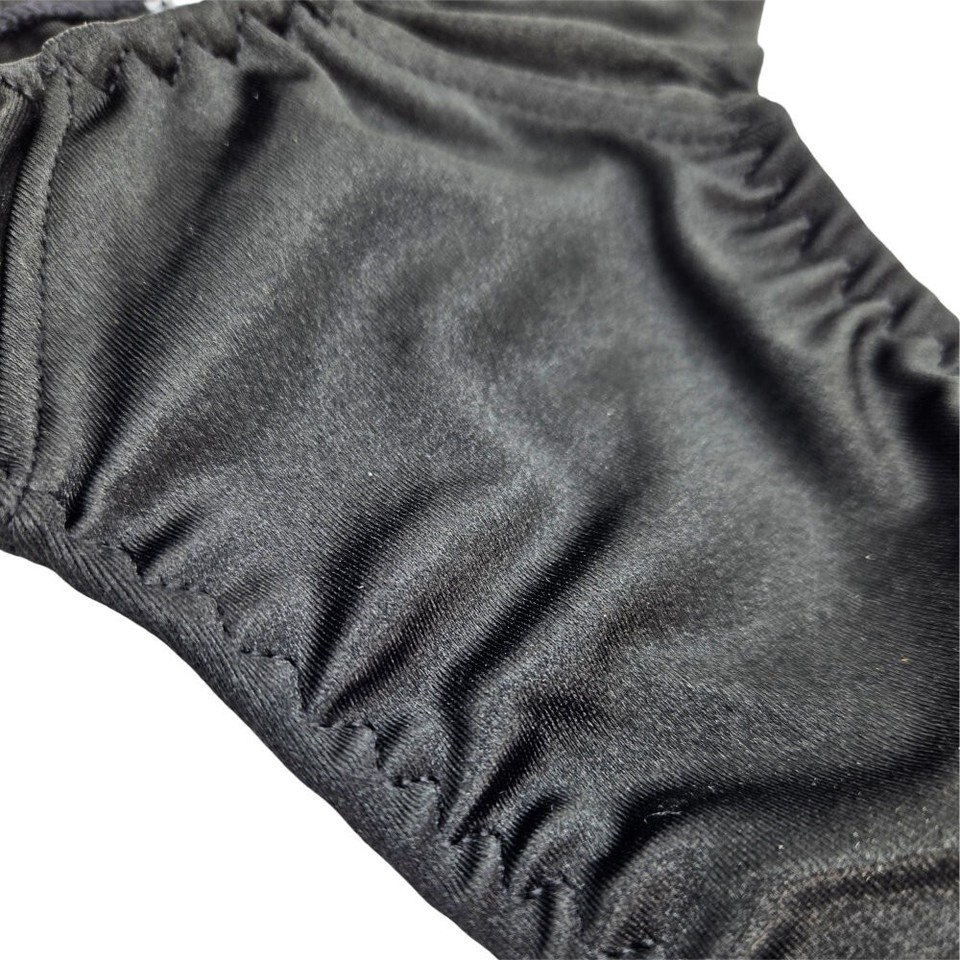 Silky Satin Gaff Thong Wide Band Tucking Panty for a Smooth Feminine ...