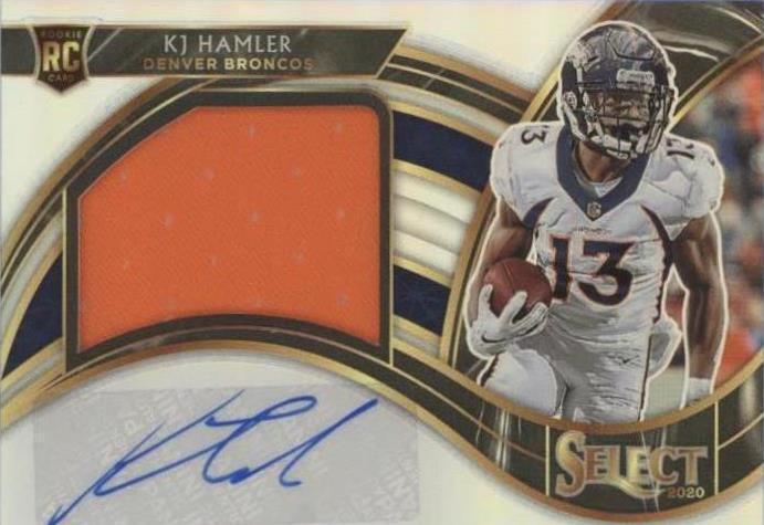 2020 Panini Select - Jumbo Rookie Signature Swatches KJ Hamler #JRS-KJH ...