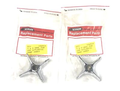 Sexauer/T&S 4-Arm Handle for Use W/ Plastic Snap Index 106914 [Lot of 2 ...