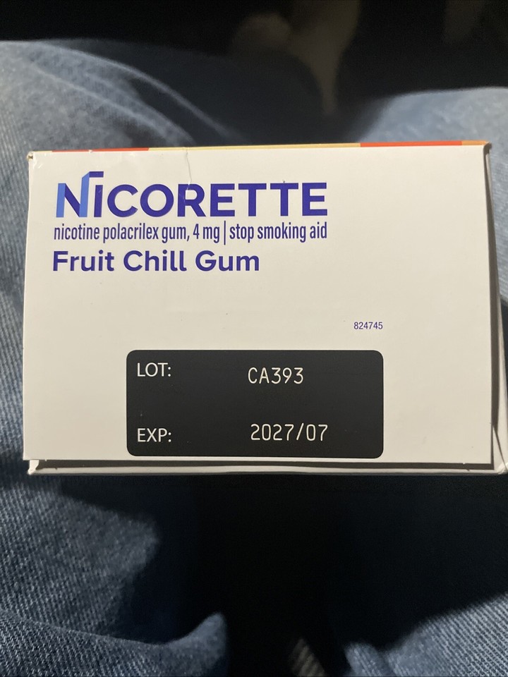 Nicorette Gum Value Pack Fruit Chill 4mg 160 pieces Exp. 07/2027 | eBay