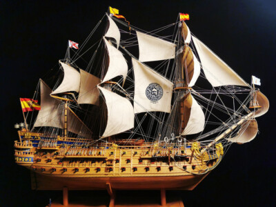 San Felipe Scale 1:50 1200mm 47.2" Wooden Ship Model Kits | eBay