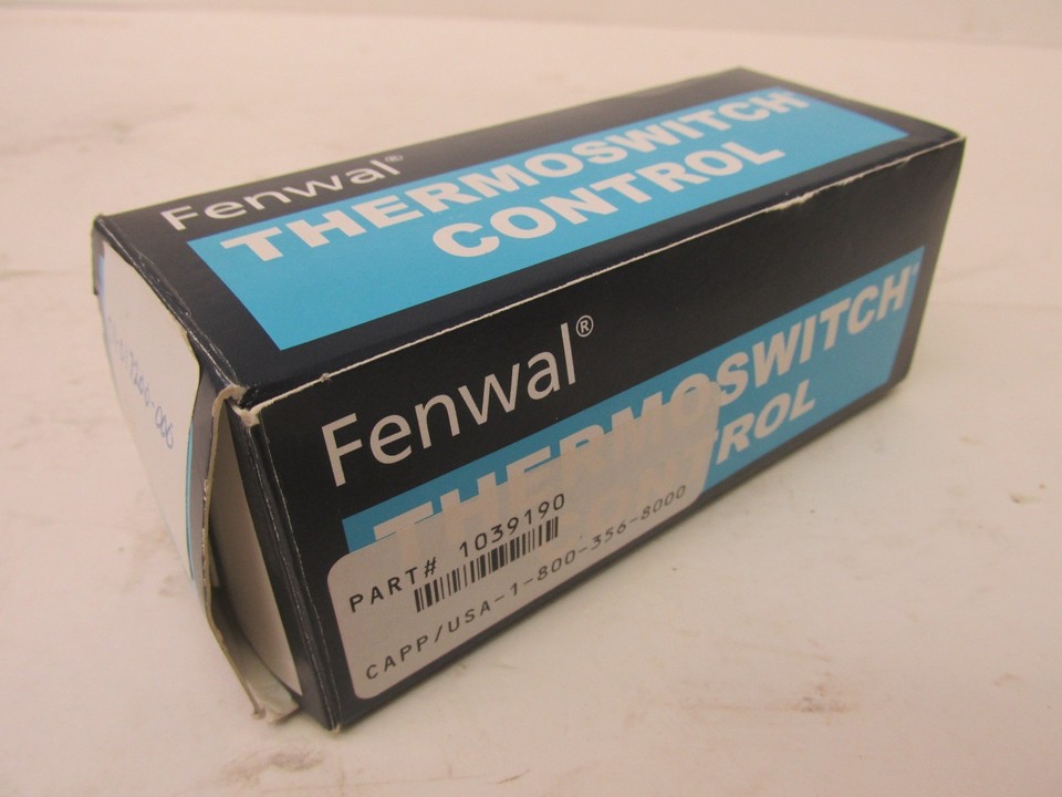 New Fenwal Thermoswitch Control 10A 120VAC 5A 240VAC Part#1039190 ...