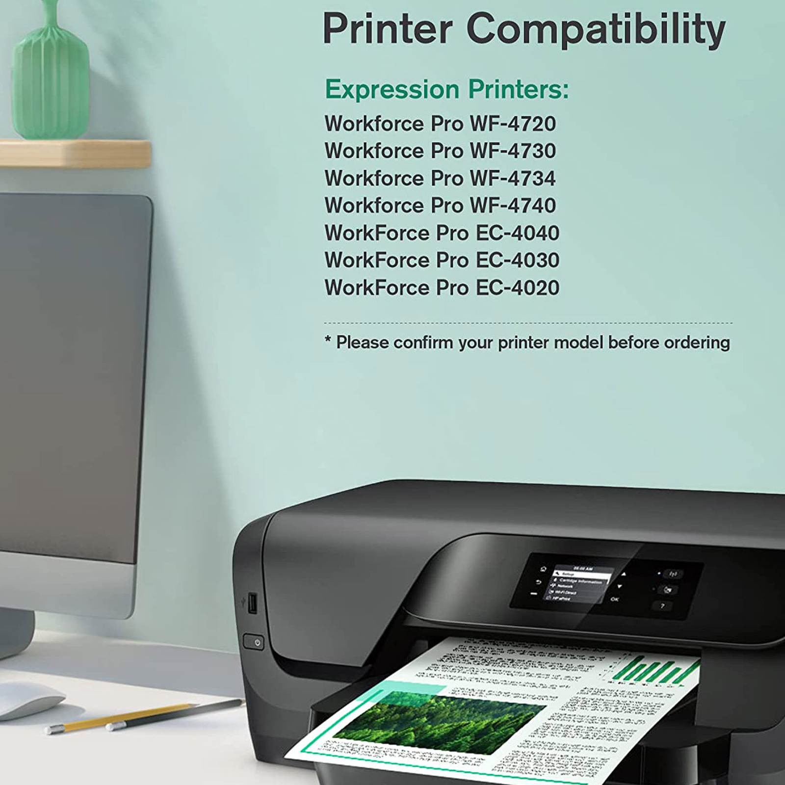 4 PK 802 XL 802XL T802XL Ink Cartridge for Epson WF-4720 WF-4730 WF ...