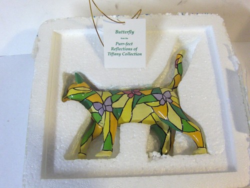 Hamilton Cat Collection Tiffany Figurine Butterfly Complete | eBay
