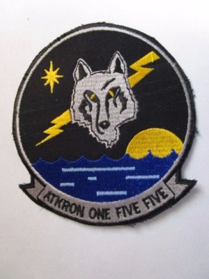 ATKRON ONE FIVE FIVE (155) Fighter Squadron Large Pocket Patch | eBay